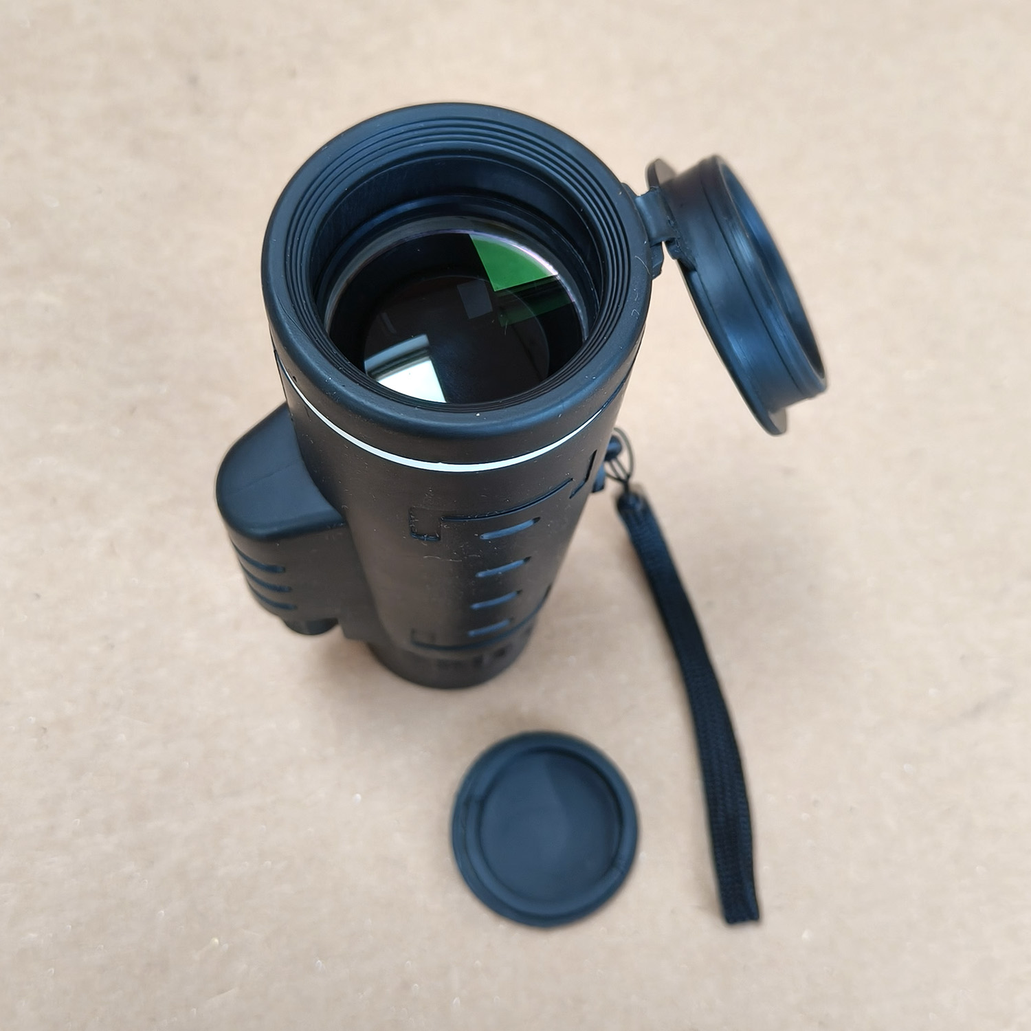 40x60 Monocular / Pocket Scope with Smartphone Adapter & Mini Tripod ...