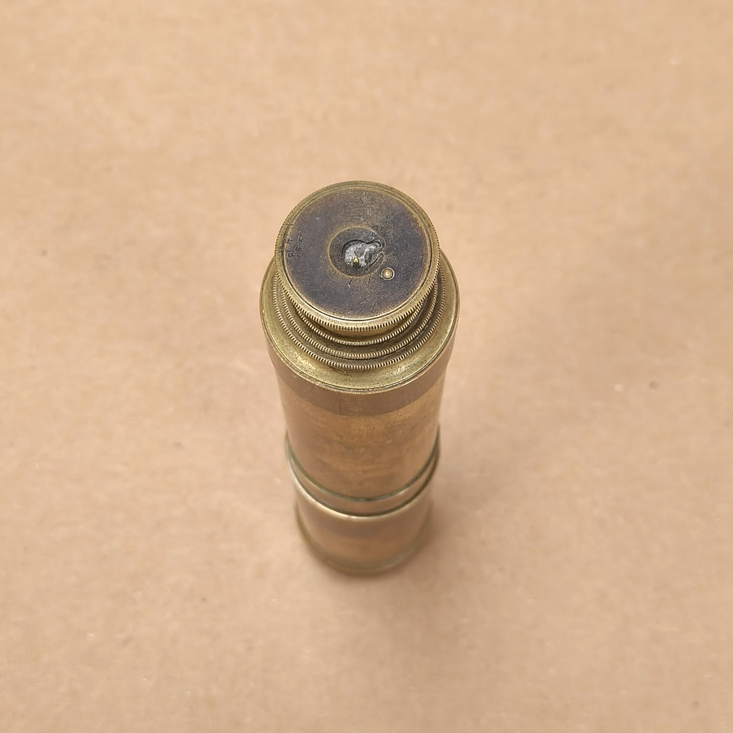 Antique Brass 3-Draw Telescope Monocular – Victorian Era Maritime Spyglass