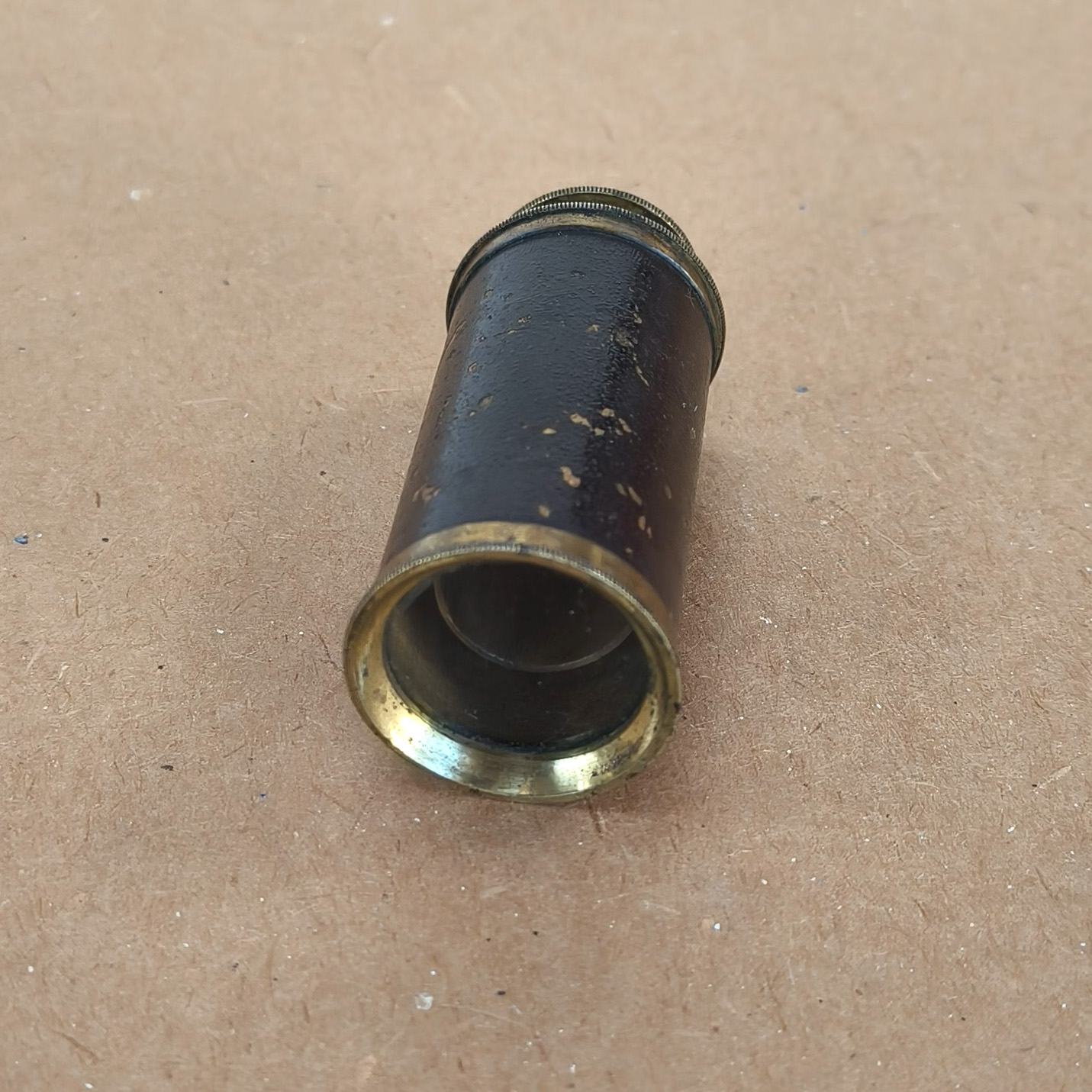 Vintage Mini Brass Single-Draw Pocket Telescope / Spyglass